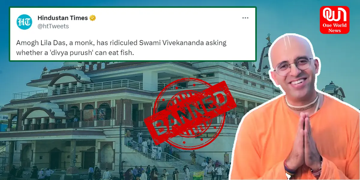 Controversial Monk Amogh Lila Das Banned